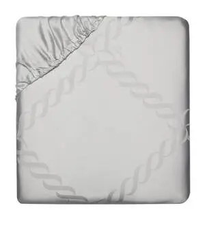 PRATESI Ori Treccia Super King Fitted Sheet - Grey