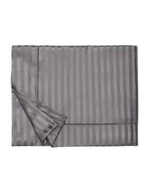 PRATESI Raso Rigato King Duvet Cover - Grey