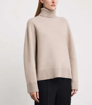 YVES SALOMON Merino Wool Rollneck Sweater