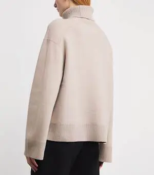 YVES SALOMON Merino Wool Rollneck Sweater