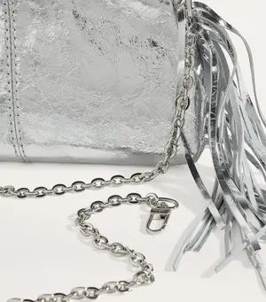 Maje Leather Miss M Clutch