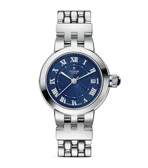 TUDOR Clair De Rose Stainless Steel Watch - Blue