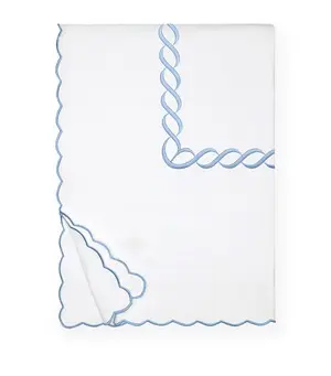PRATESI Treccia Super King Duvet Cover - Blue