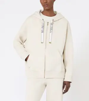 Max Mara Cotton-blend Zip-up Hoodie