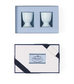 Prada Set Of 2 Celadon Egg Cups