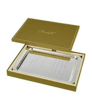 Christofle Plated Graphik Tray