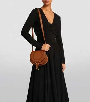 Chloé Small Marcie Saddle Bag - Brown