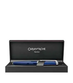 CARAN D'ACHE Léman Bleu Marin Ballpoint Pen