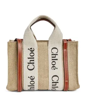 Chloé Mini Woody Tote - Brown