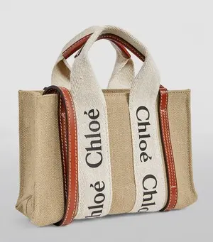 Chloé Mini Woody Tote - Brown
