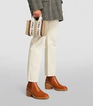 Chloé Mini Woody Tote - Brown