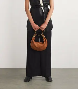 Chloé Small Leather Bracelet Shoulder Bag - Brown