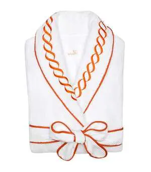 PRATESI Cotton Treccia Bathrobe - Orange
