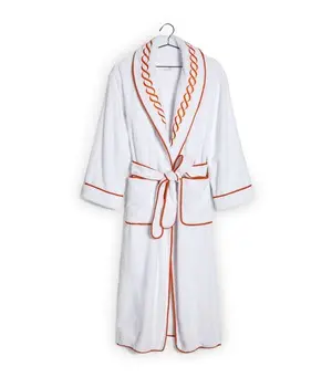 PRATESI Cotton Treccia Bathrobe - Orange