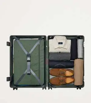 CARL FRIEDRIK X Hackett Check-in Suitcase - Navy
