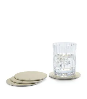 THE MARTHA, BY BACCARAT Set Of 4 Octogone Coasters