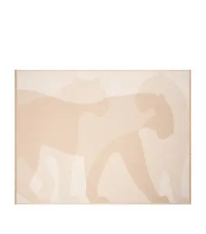 Cartier Wool-cashmere Panthère De Blanket - Beige
