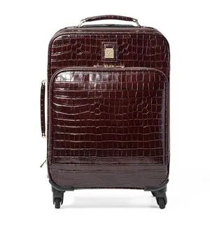 Aspinal Of London Silver Tone Travel Bags For Women