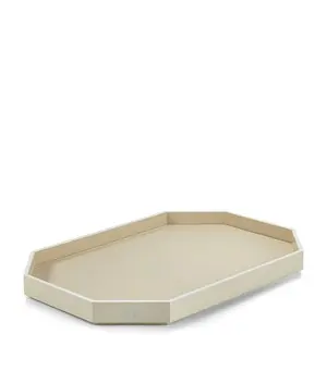 THE MARTHA, BY BACCARAT Large Octogone Tray - Clear