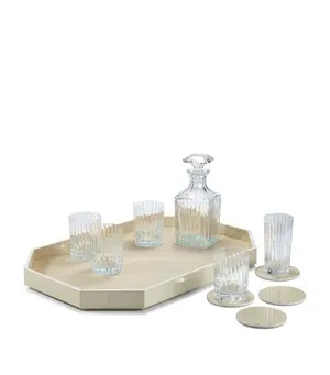 THE MARTHA, BY BACCARAT Large Octogone Tray