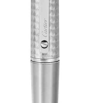 Cartier Santos De Ballpoint Pen - Silver