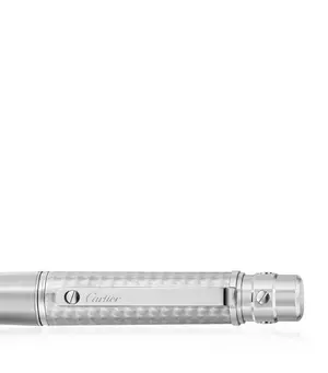 Cartier Santos De Ballpoint Pen - Silver