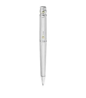 Cartier Santos De Ballpoint Pen - Silver