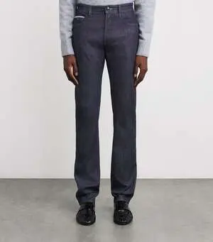 Canali Straight Leg Jeans
