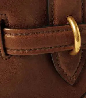 Miu Miu Nappa Leather Aventure Top-handle Bag - Brown