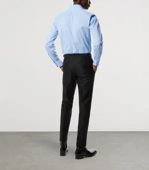 TOM FORD Cotton Slim Shirt - Black