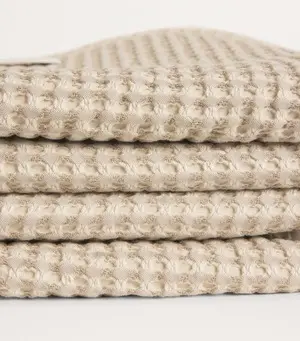 PETER REED Textured Checkers Throw