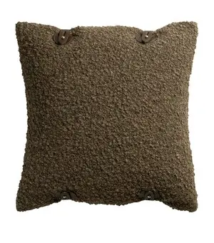 DE LE CUONA Wool-blend Attenborough Buckle Cushion