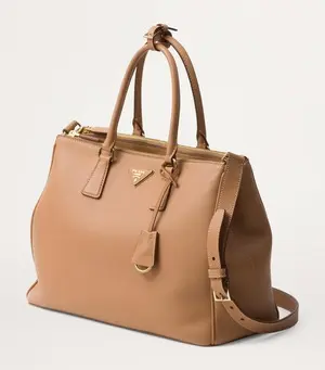 Prada Leather Galleria Top-handle Bag - Neutral