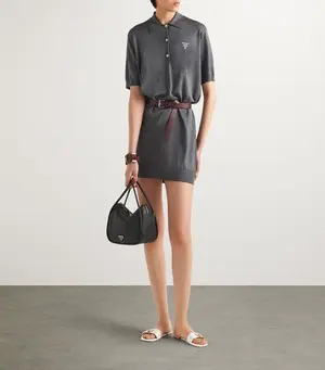 Prada Leather Top-handle Darling Bag