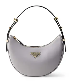 Prada Leather Arqué Shoulder Bag