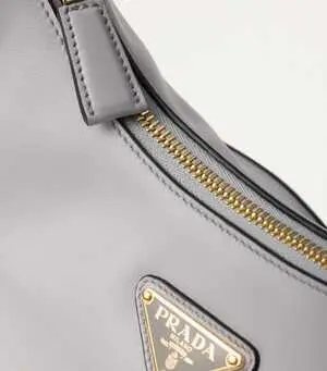 Prada Leather Arqué Shoulder Bag