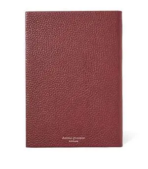 ASPINAL OF LONDON Leather Bound A5 Notebook