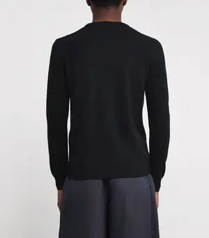 Giorgio Armani Cashmere Crew-neck Sweater - Black