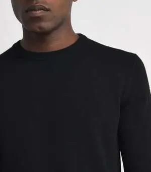 Giorgio Armani Cashmere Crew-neck Sweater - Black