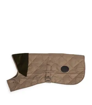 Barbour Quilted Dog Coat Neutral