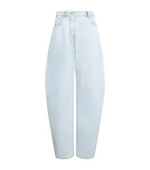 Alaïa Round Wide-leg Jeans