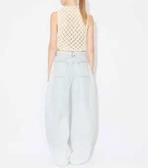Alaïa Round Wide-leg Jeans