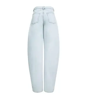 Alaïa Round Wide-leg Jeans