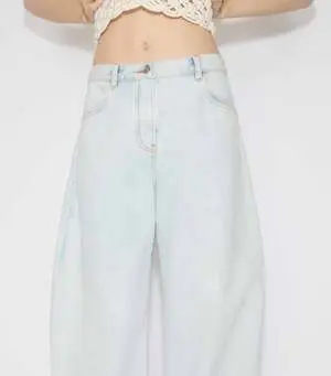 Alaïa Round Wide-leg Jeans