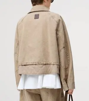 Loewe Distressed Denim Jacket
