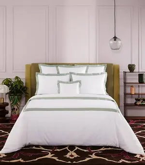 YVES DELORME Linea Verones Oxford Pillowcase Green