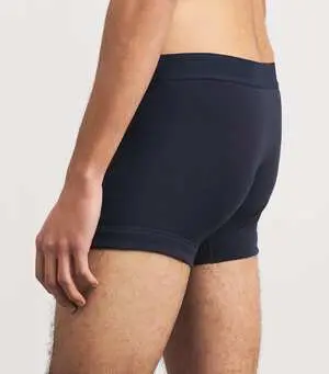 TOM FORD Stretch-cotton Logo Boxers - Navy