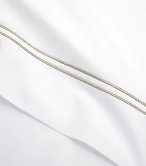 YVES DELORME Organic Cotton Duo Pierre Flat Sheet