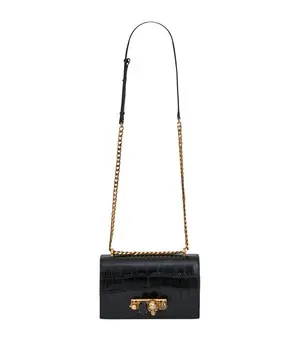 Alexander Mcqueen Embossed Shoulder Bags For Women