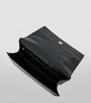 Alexander McQueen Leather Jewelled Satchel - Black